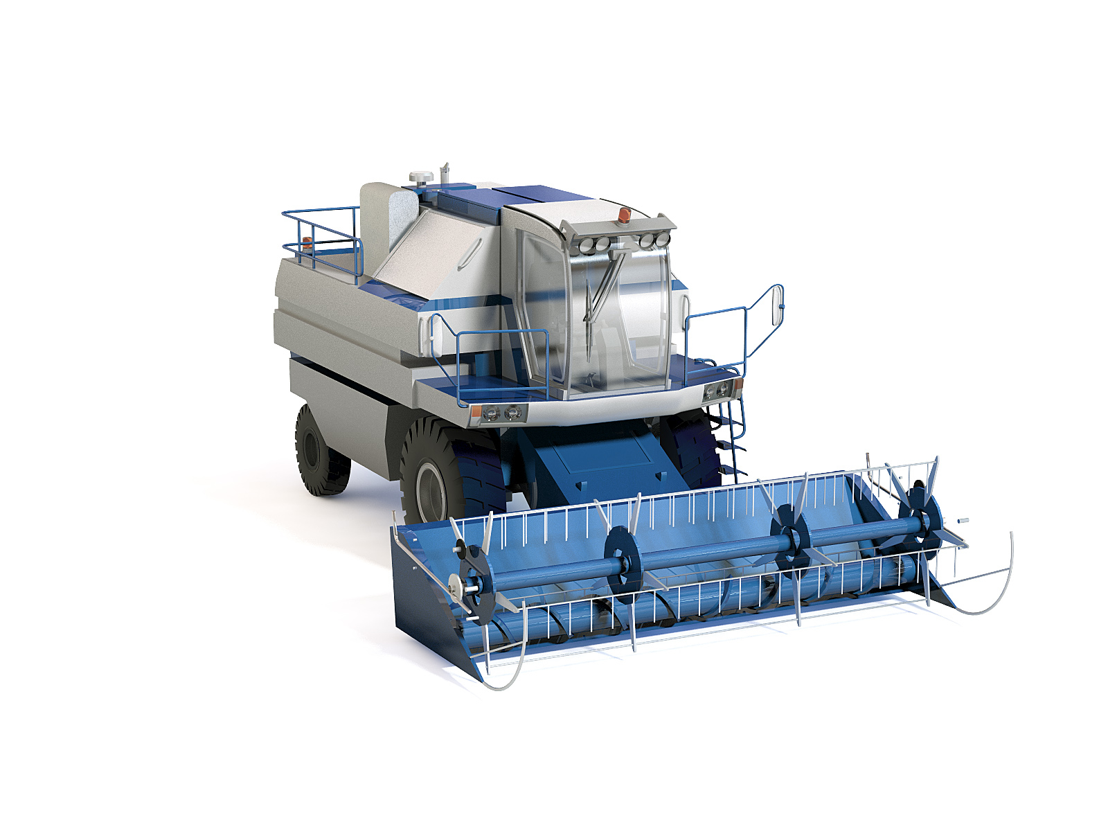 3d harvester model