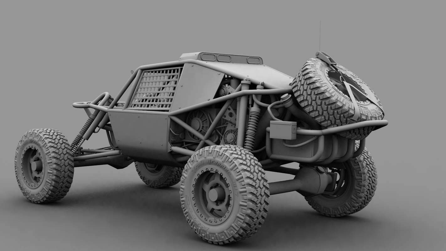 3d model of nitto dune buggy