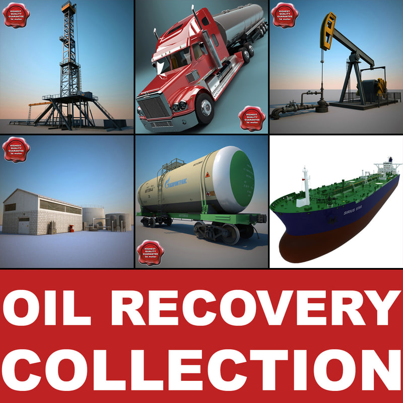 oil recovery v2 3d model
