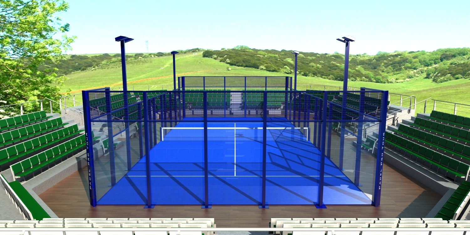 paddle court 3d model