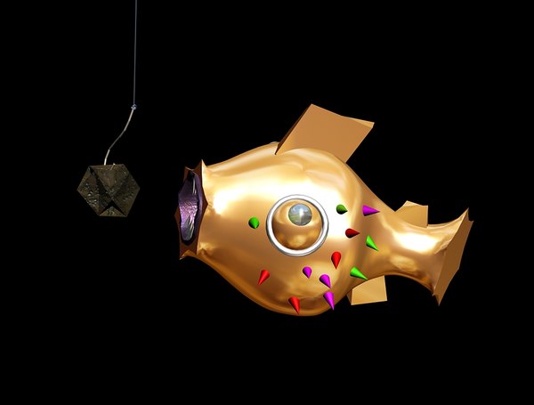 3d model fish goldfish
