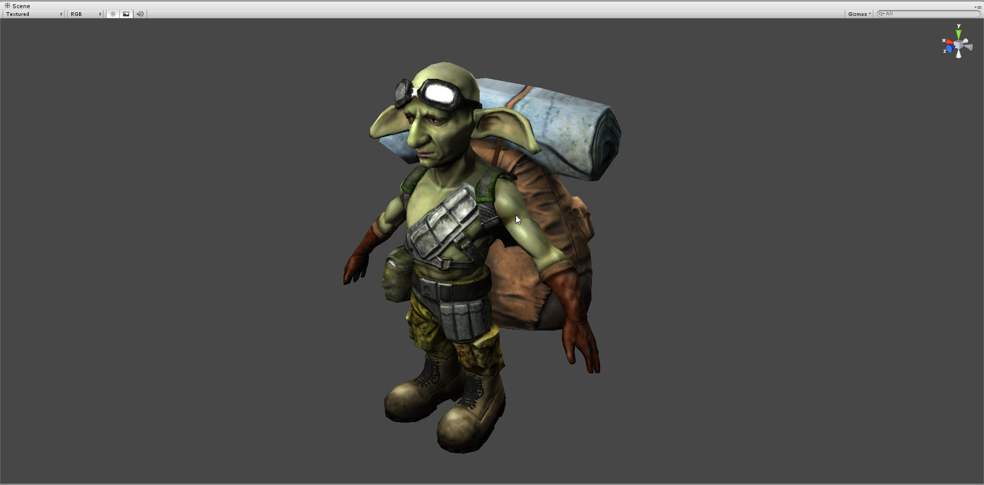 3d goblin model