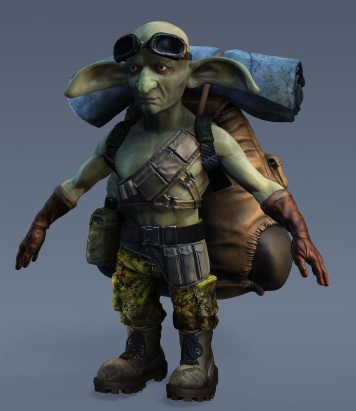 3d goblin model