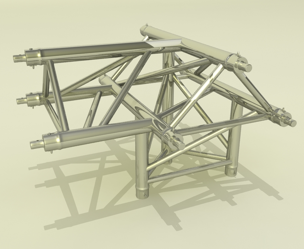 3d 3ds truss scene