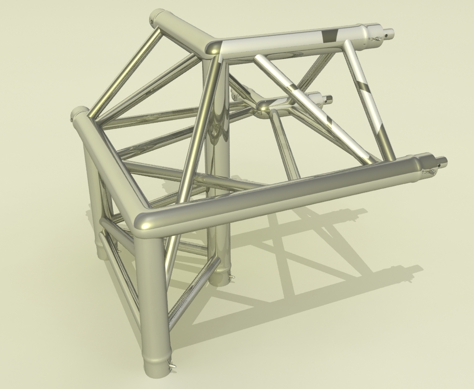 3d 3ds truss scene