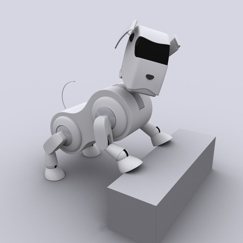3d robo dog model