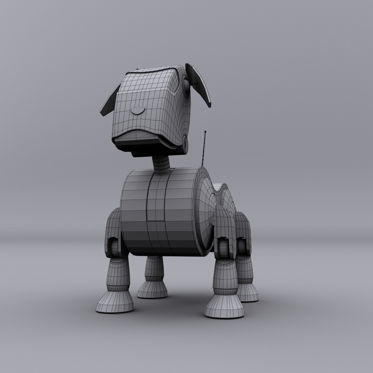 3d robo dog model
