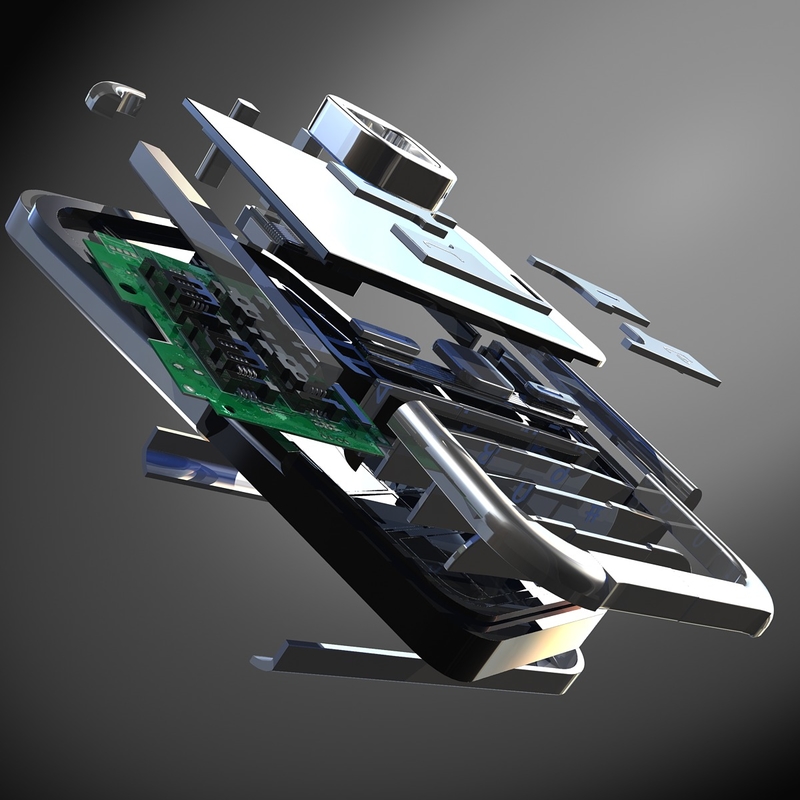 3d generic cellular phone transformation model