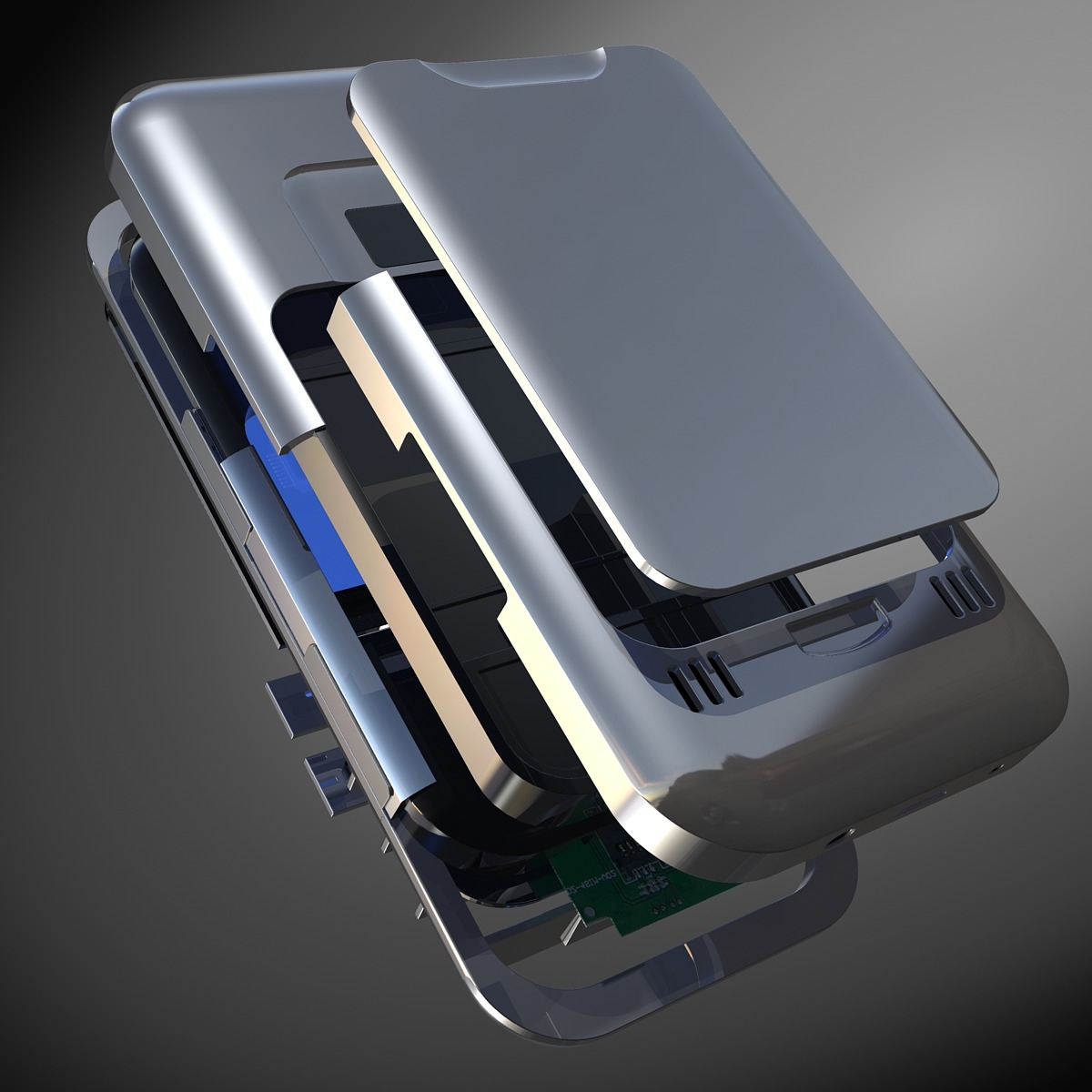 3d generic cellular phone transformation model