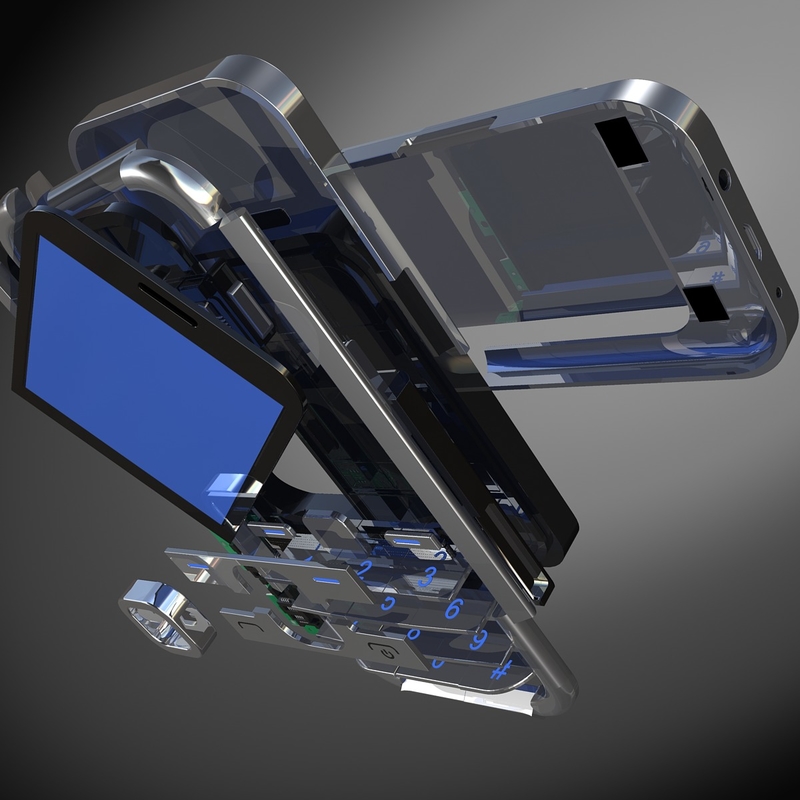 3d generic cellular phone transformation model