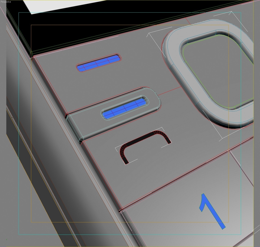 3d generic cellular phone transformation model