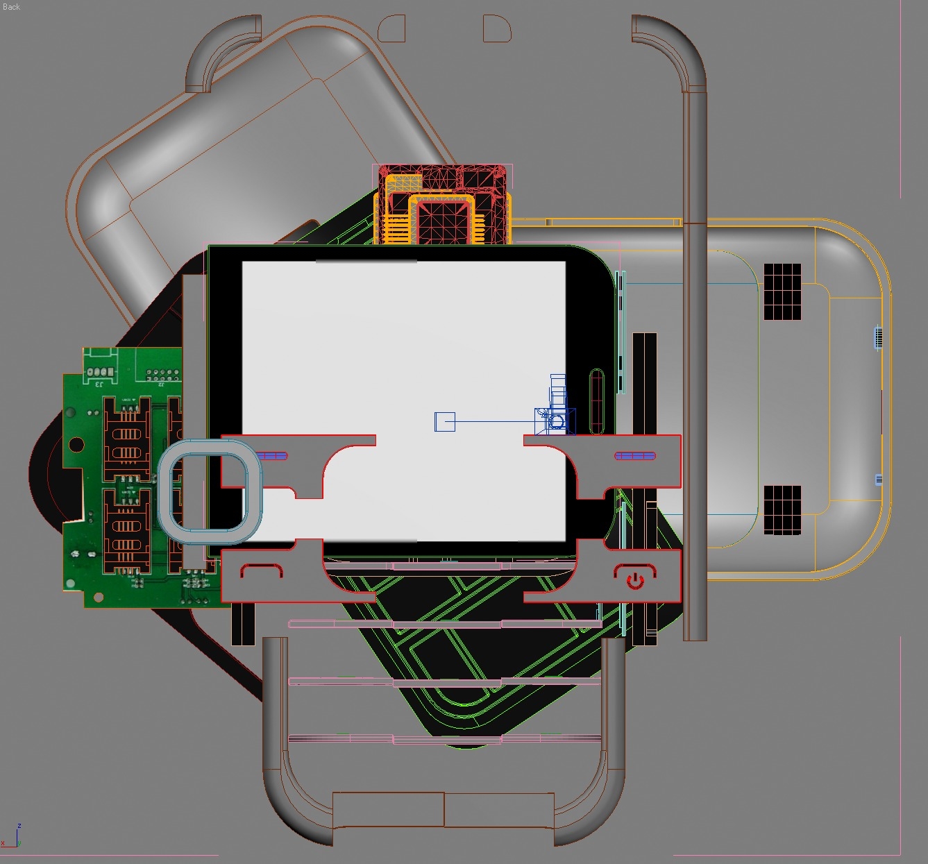3d generic cellular phone transformation model
