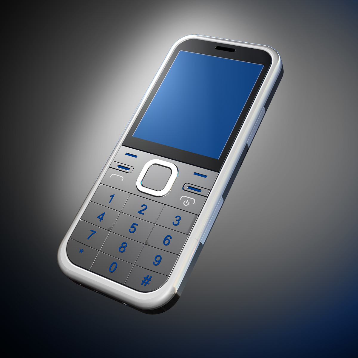 3d generic cellular phone transformation model