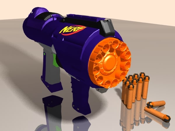 Nerf 3D Models for Download | TurboSquid