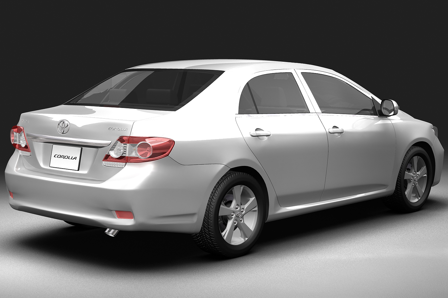 toyota corolla 3d model