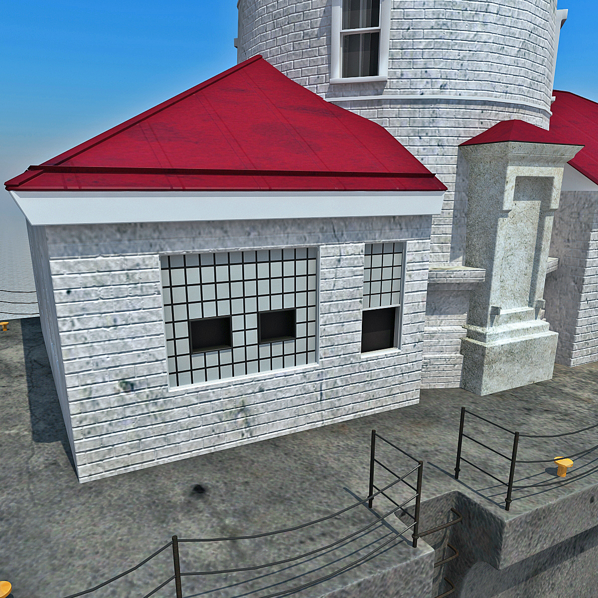 chicago harbor lighthouse 3d max