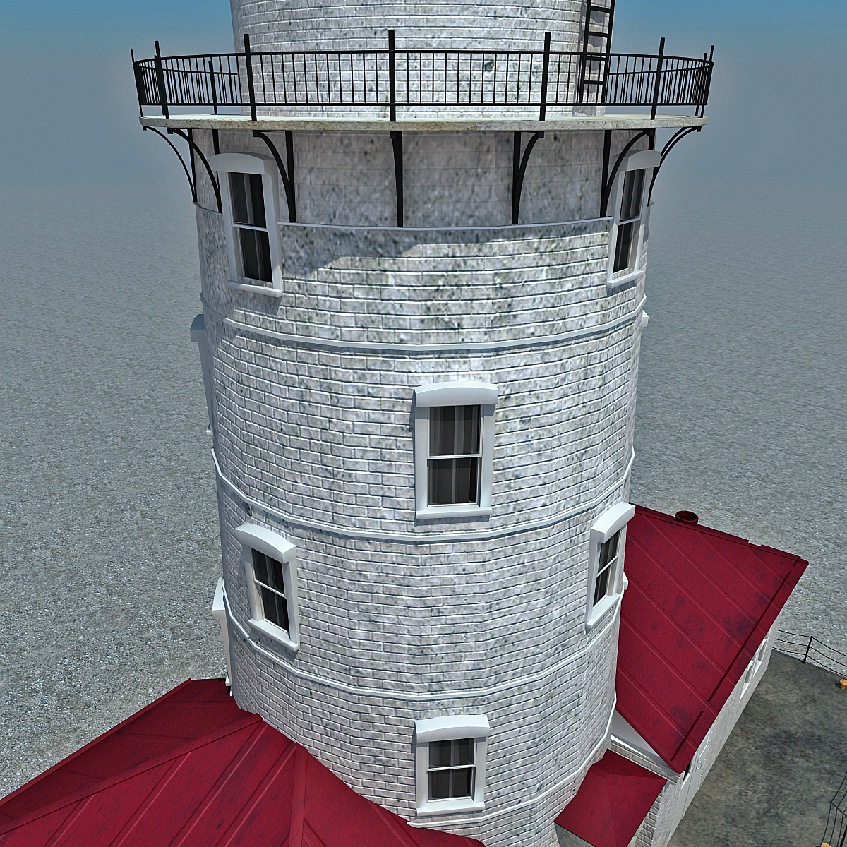 chicago harbor lighthouse 3d max