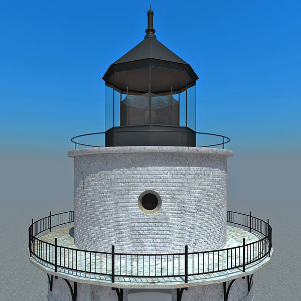 chicago harbor lighthouse 3d max