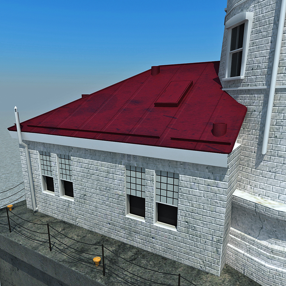 chicago harbor lighthouse 3d max