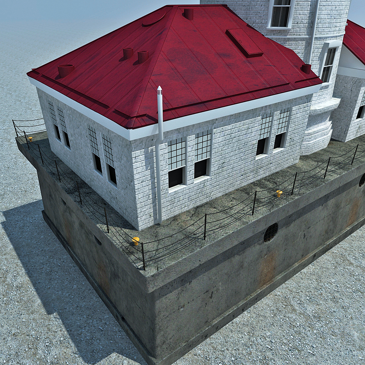 chicago harbor lighthouse 3d max