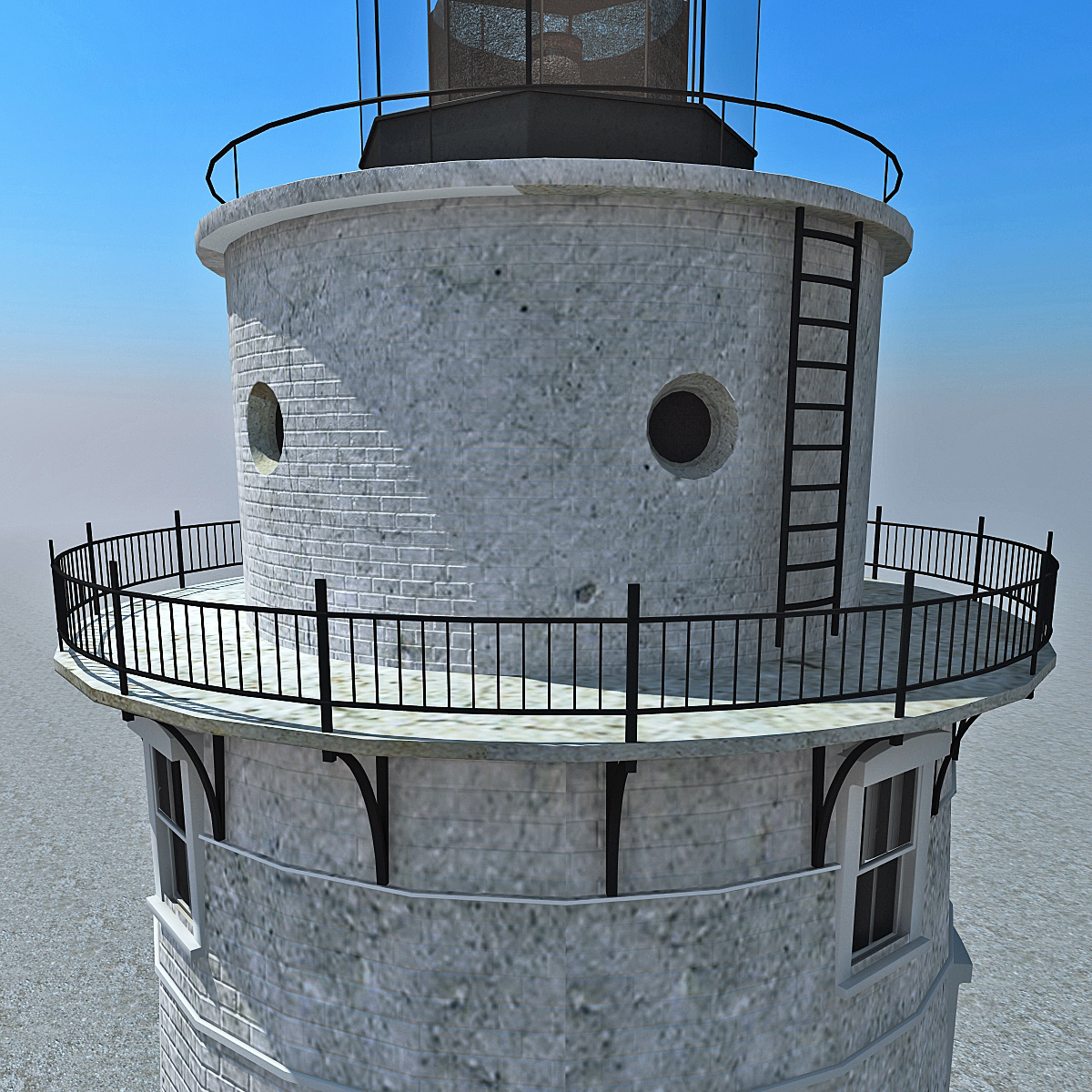 chicago harbor lighthouse 3d max