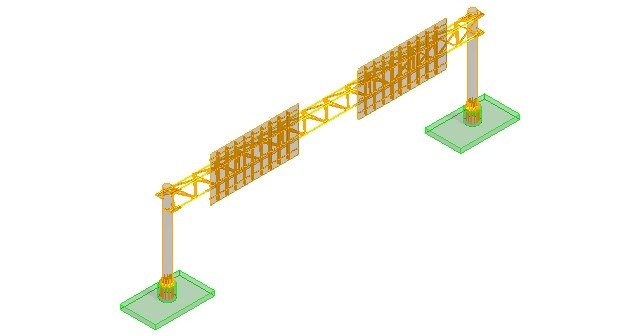 3d model span sign