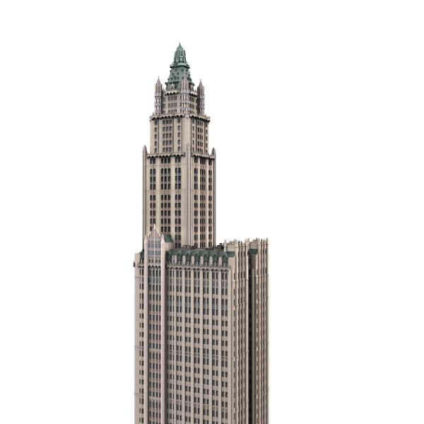 woolworth new york 3d model