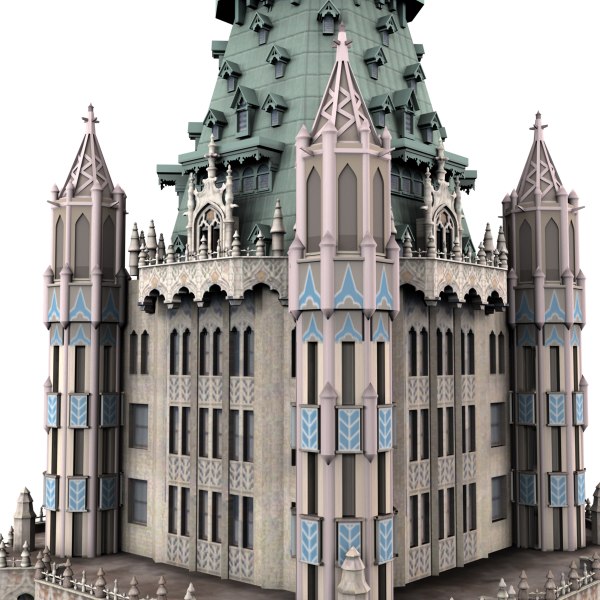 woolworth new york 3d model