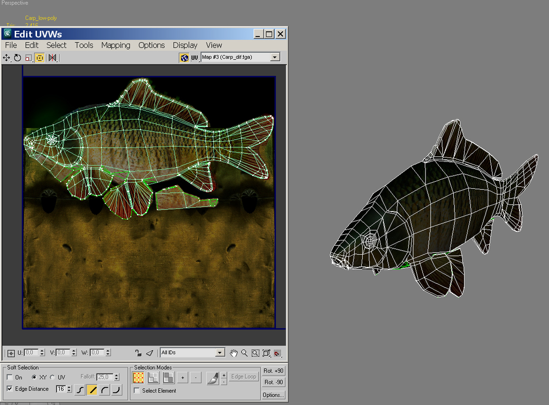 3d model carp