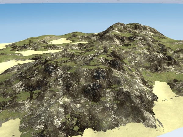maya terrain landscape