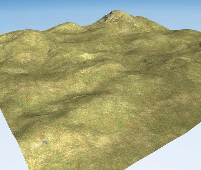 terrain landscape 3d obj