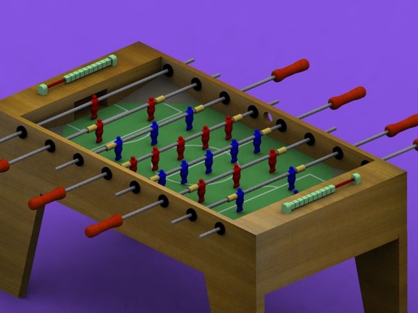 3d model football table