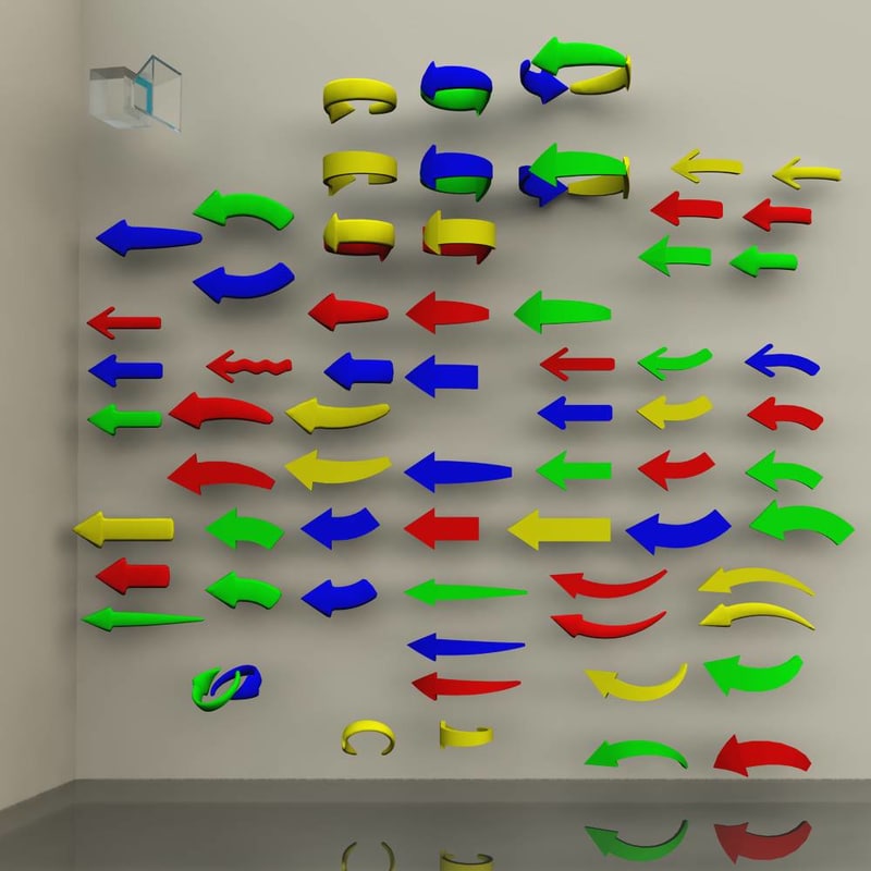 maya arrows illustrations symbol