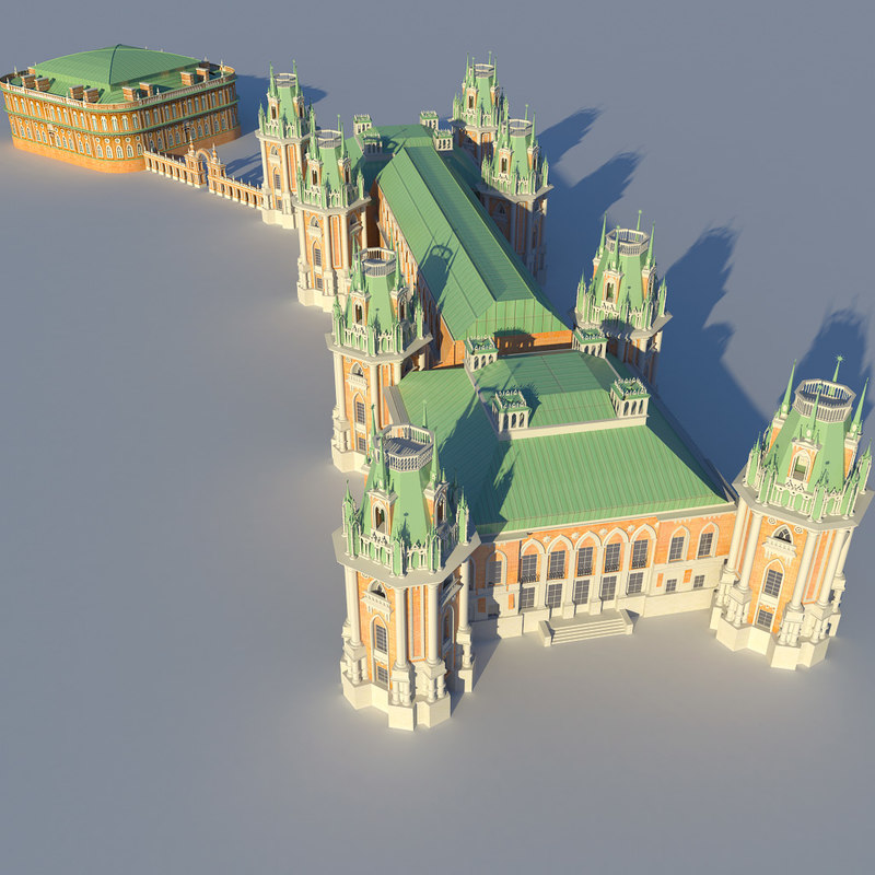 castle palace 3d model