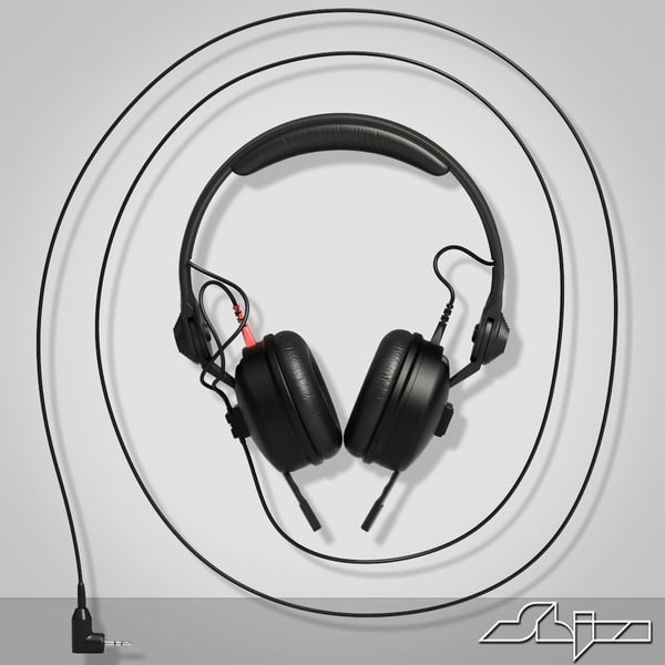 3d headphone sennheiser hd model
