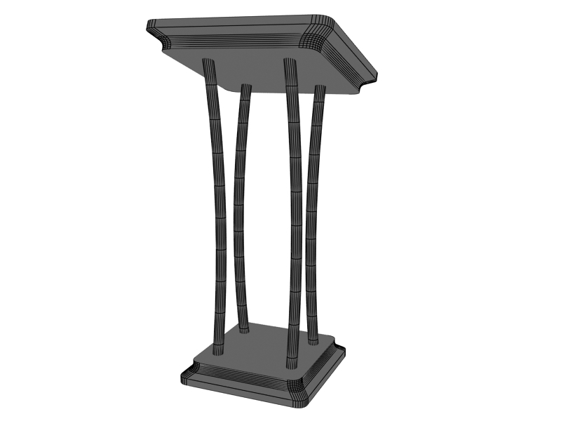 pulpit church 3d model