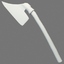 battle axe primitive 3d obj