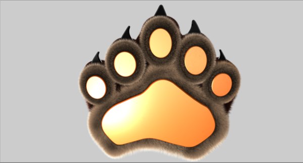 3D Paw Models | TurboSquid