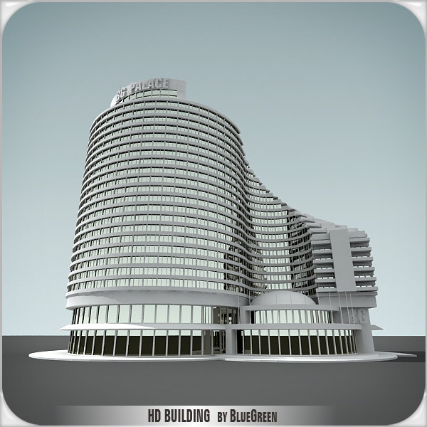definition building 3d model