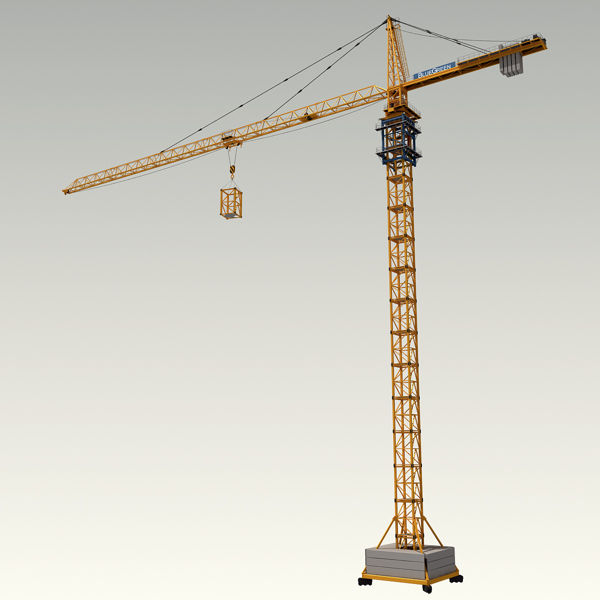 3d model tower crane