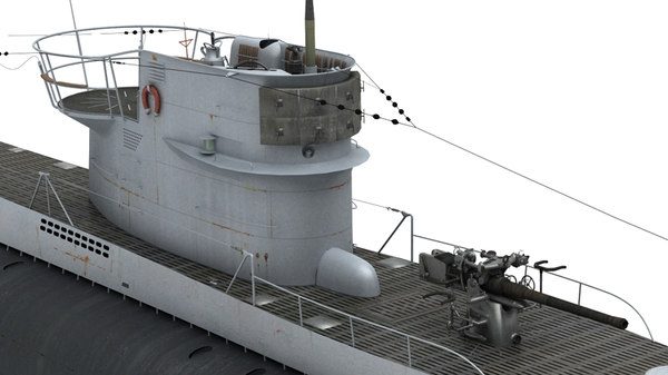 3d max german submarine u-201