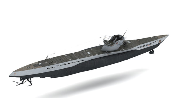 3d max german submarine u-201