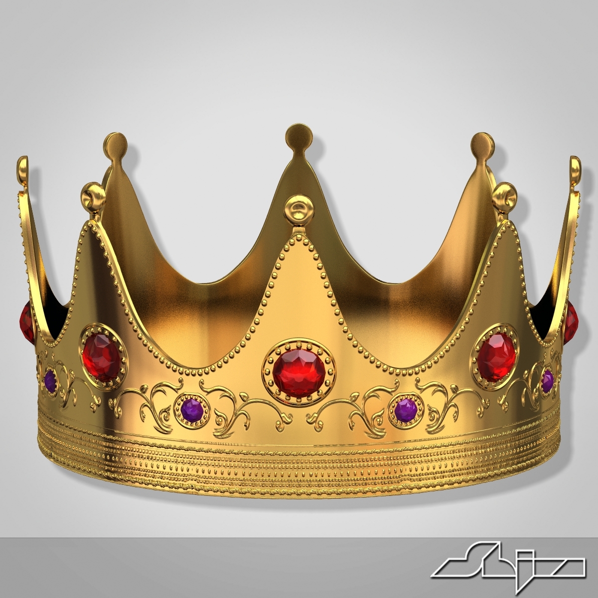 3d crown 1 model