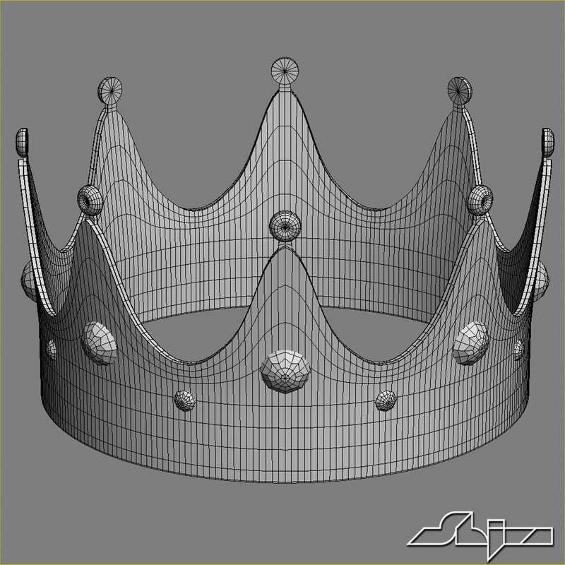 3d crown 1 model
