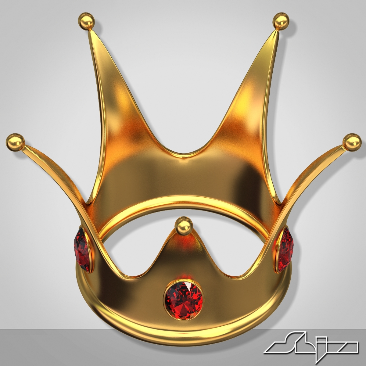 3d crown 1 model