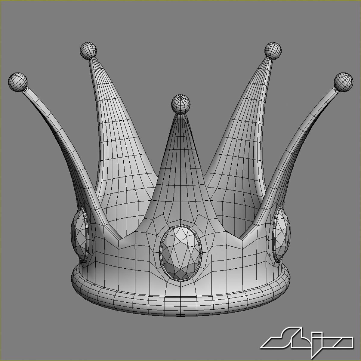 3d crown 1 model