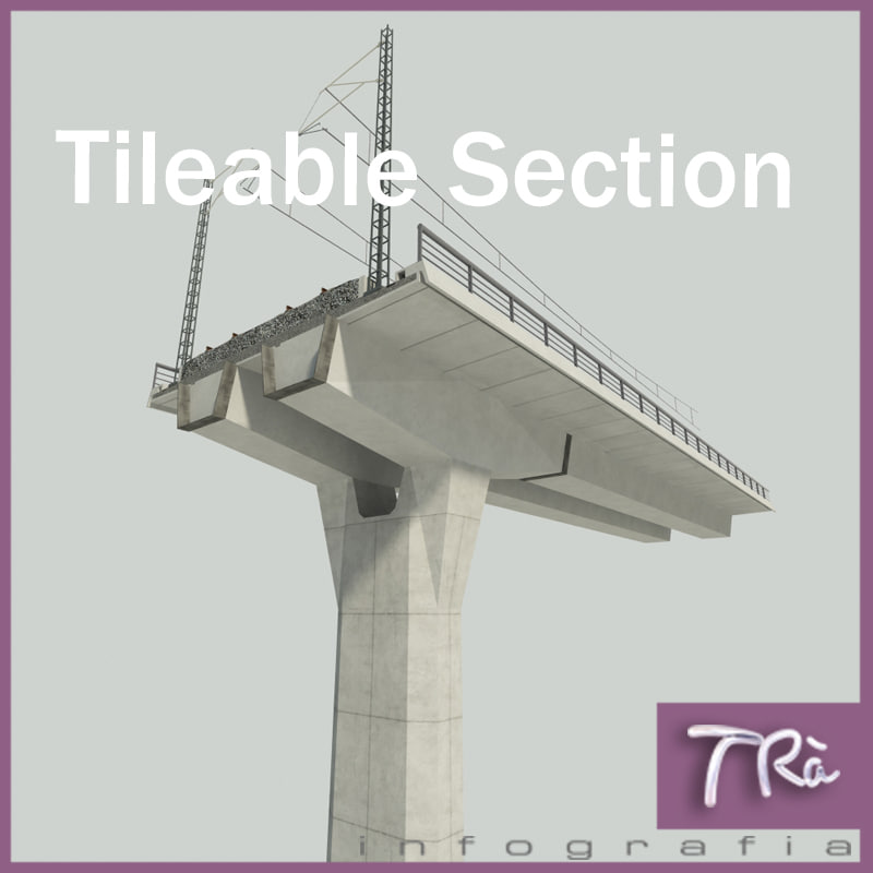 bridge section 3d max