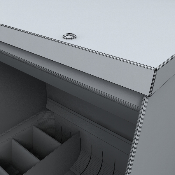 3d commercial fry station
