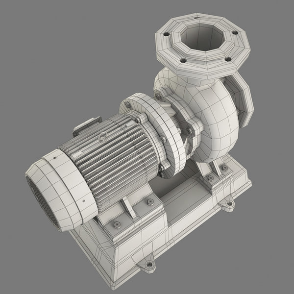 pump centrifugal 3d model
