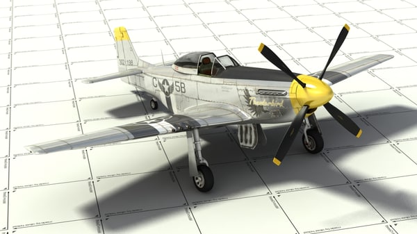 3d model d p fighter